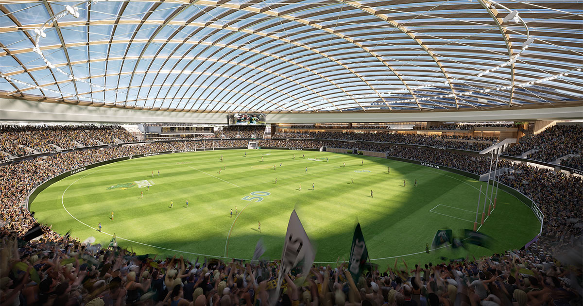 Concept design released for new Hobart stadium - micenet