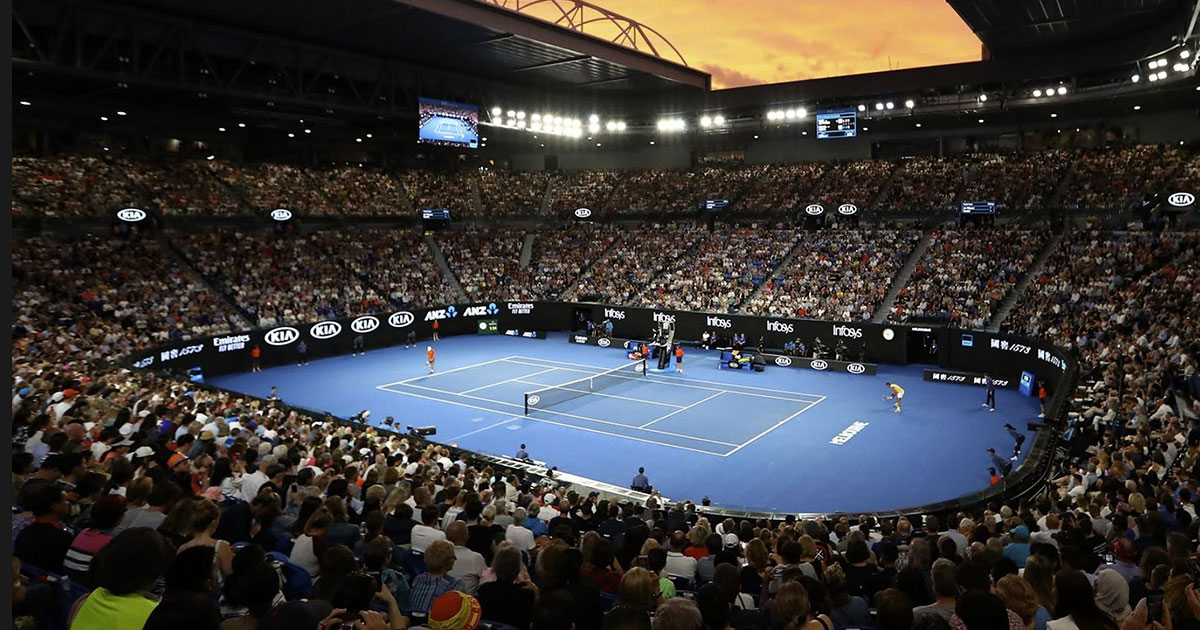 The Australian Open remakes record for highest attendance at a Grand ...